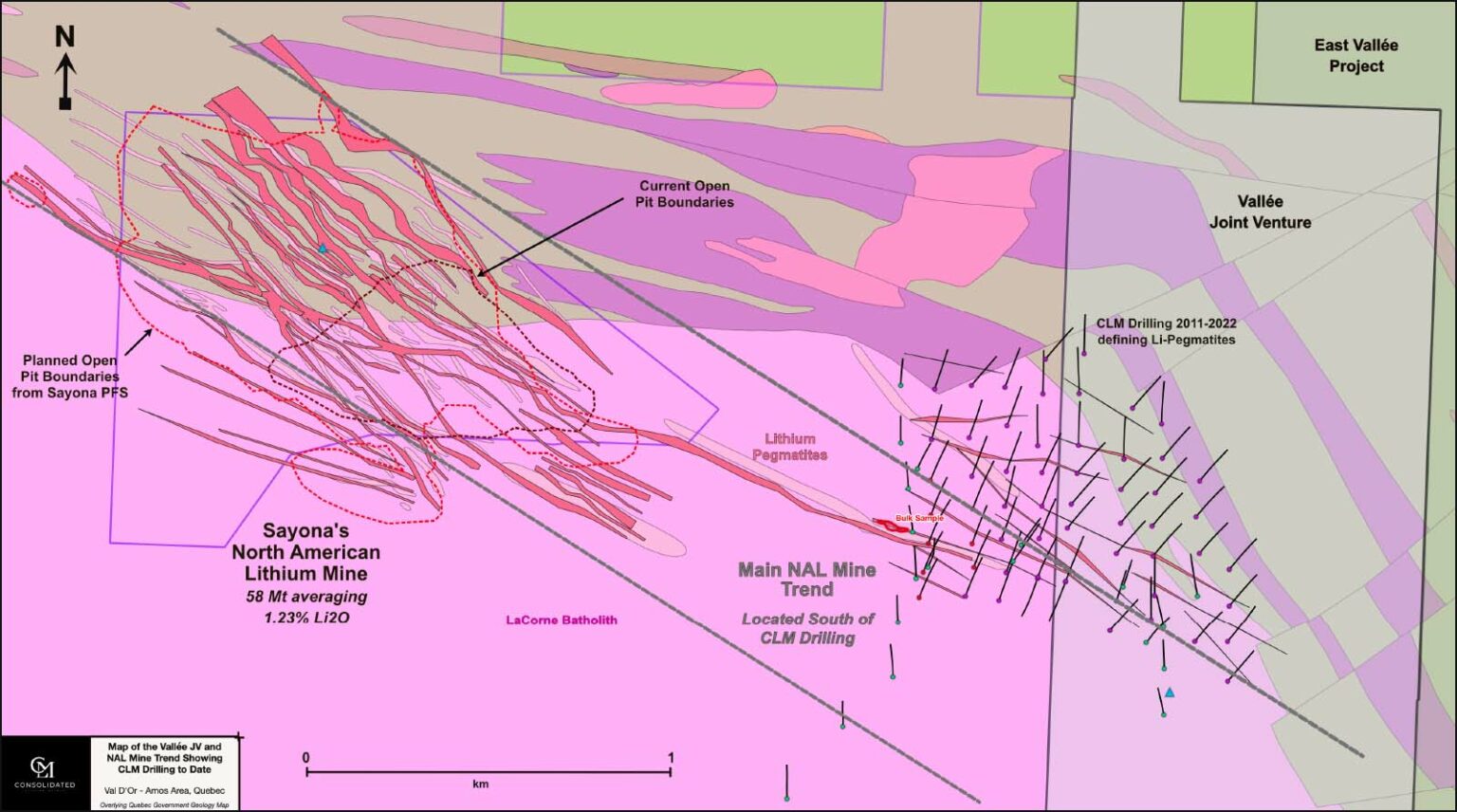 Vallee Lithium Project - Consolidated Lithium Metals