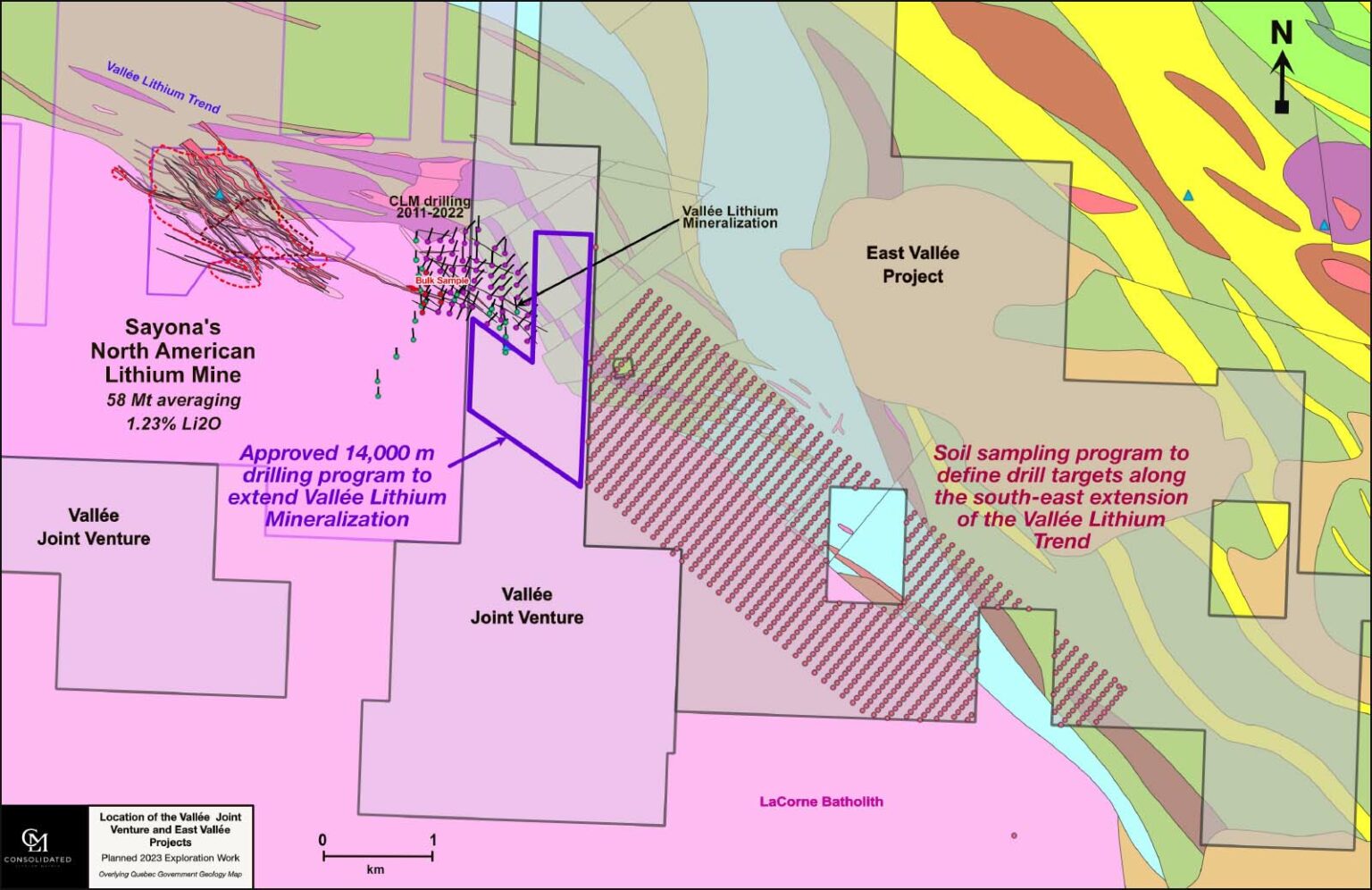 Vallee Lithium Project - Consolidated Lithium Metals